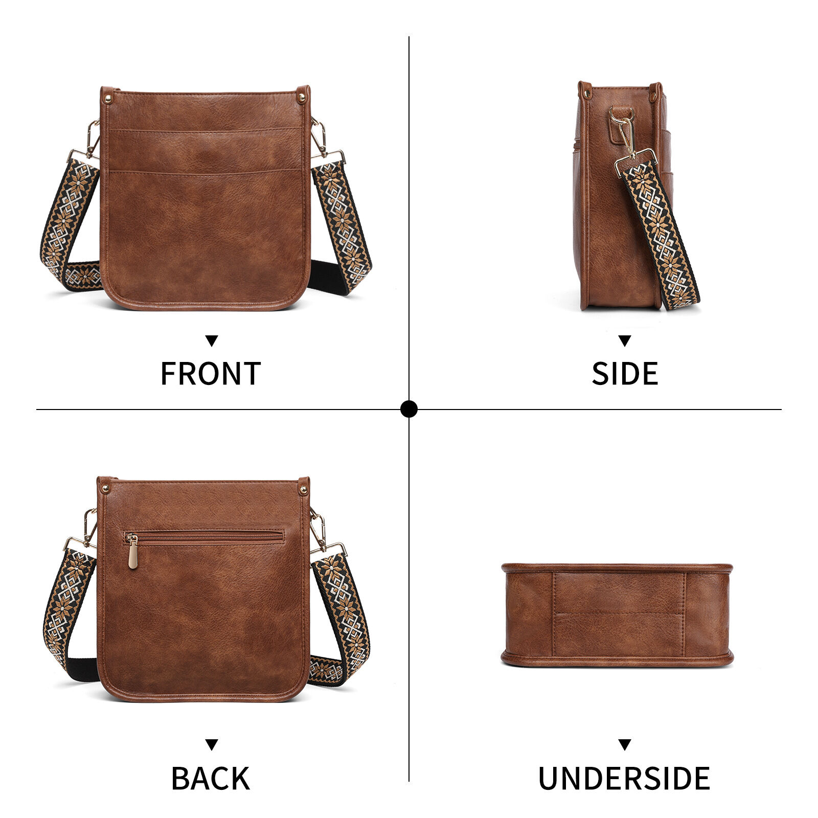 Wholesale U Shape Women Crossbody Bag Female Shoulder Bag Ladies ...