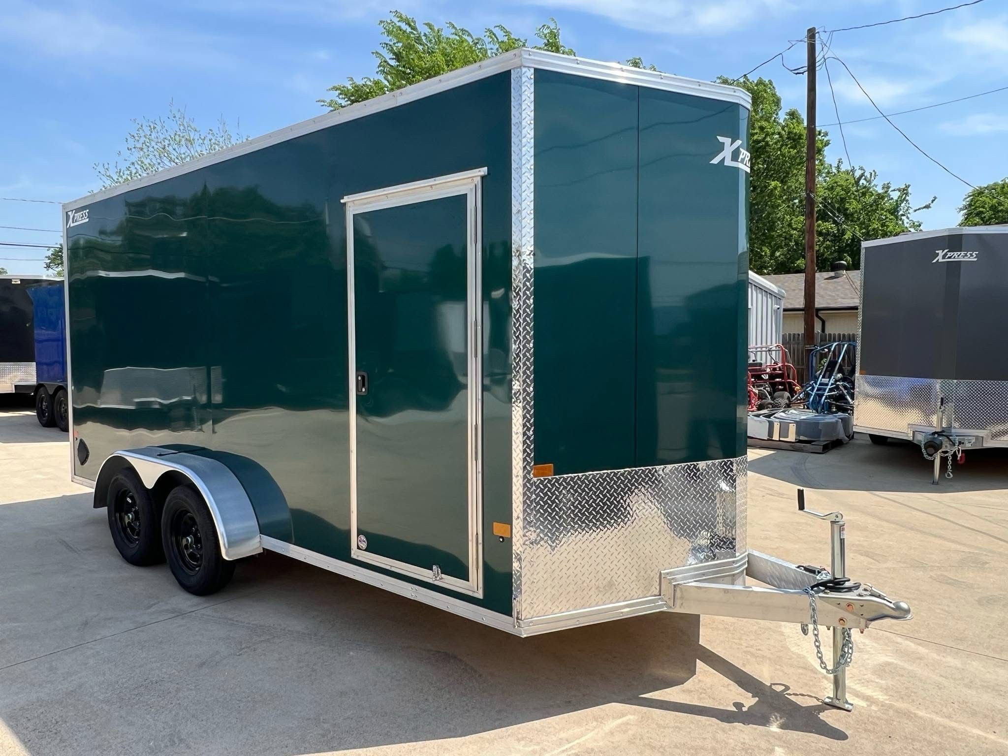 3 Axle Container Cargo Trailer Enclosed Box Cargo - Thailand Wholesale ...