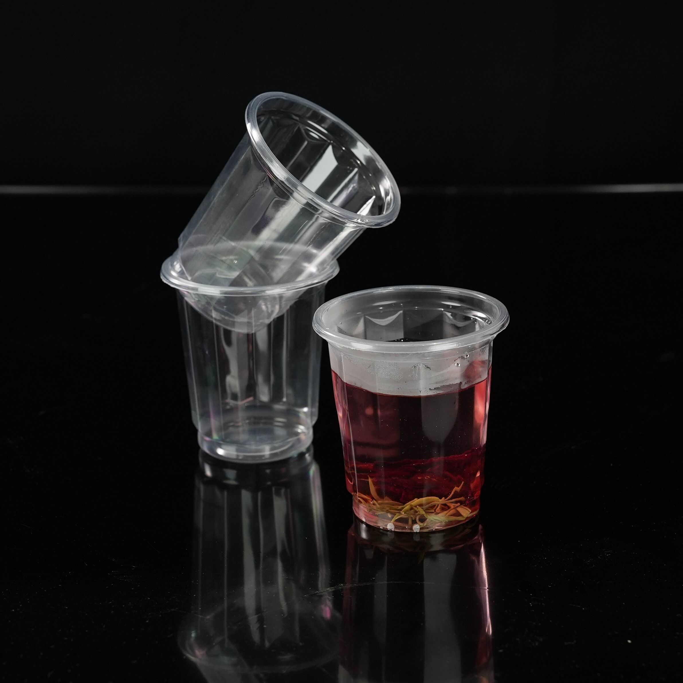 Large Capacity Reusable 710ml/24oz Sparkling Powder Plastic Straw Cup ...