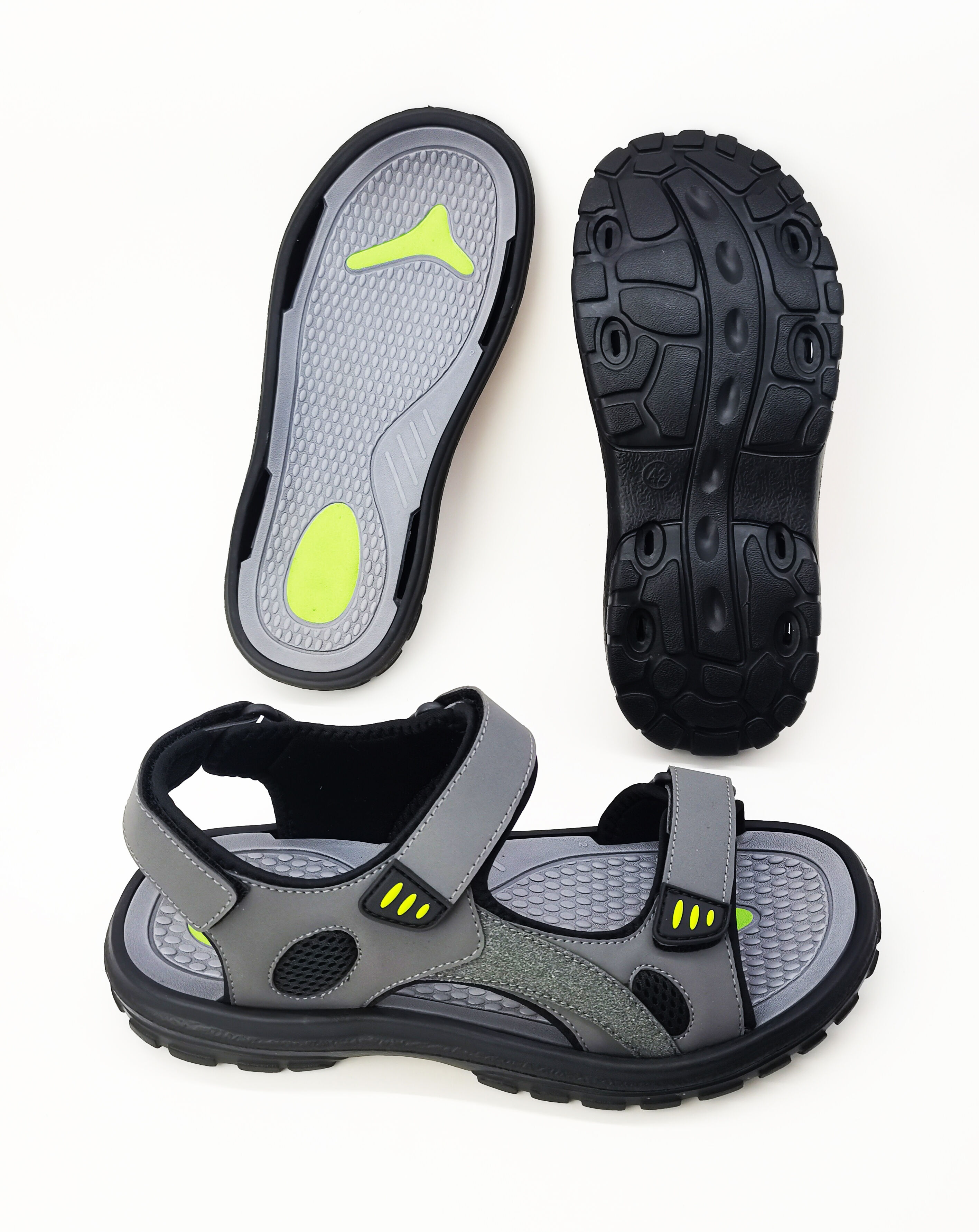 Custom Fashion Slide Sandal Shoes Outdoor Beach Buckle Men's Footwear ...