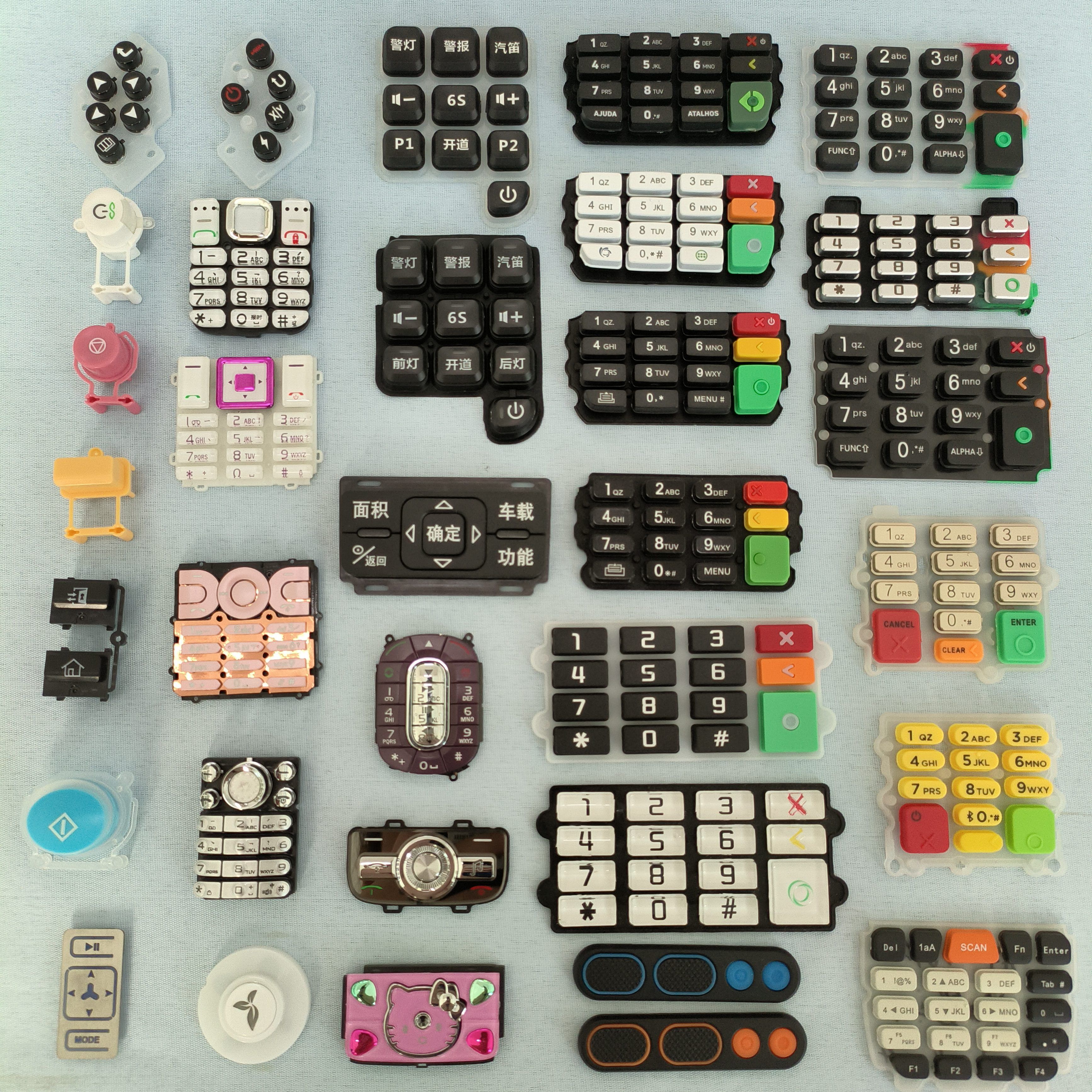 High-frequency Silicone Number Pad With 100k Lifetime Tested Keys ...