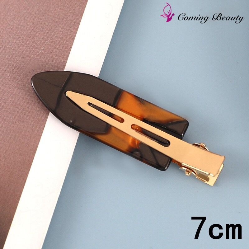 Wholesale Customized High Quality 7cm Acetate Hairpin Makeup Clip ...