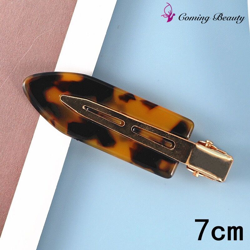 Wholesale Customized High Quality 7cm Acetate Hairpin Makeup Clip ...