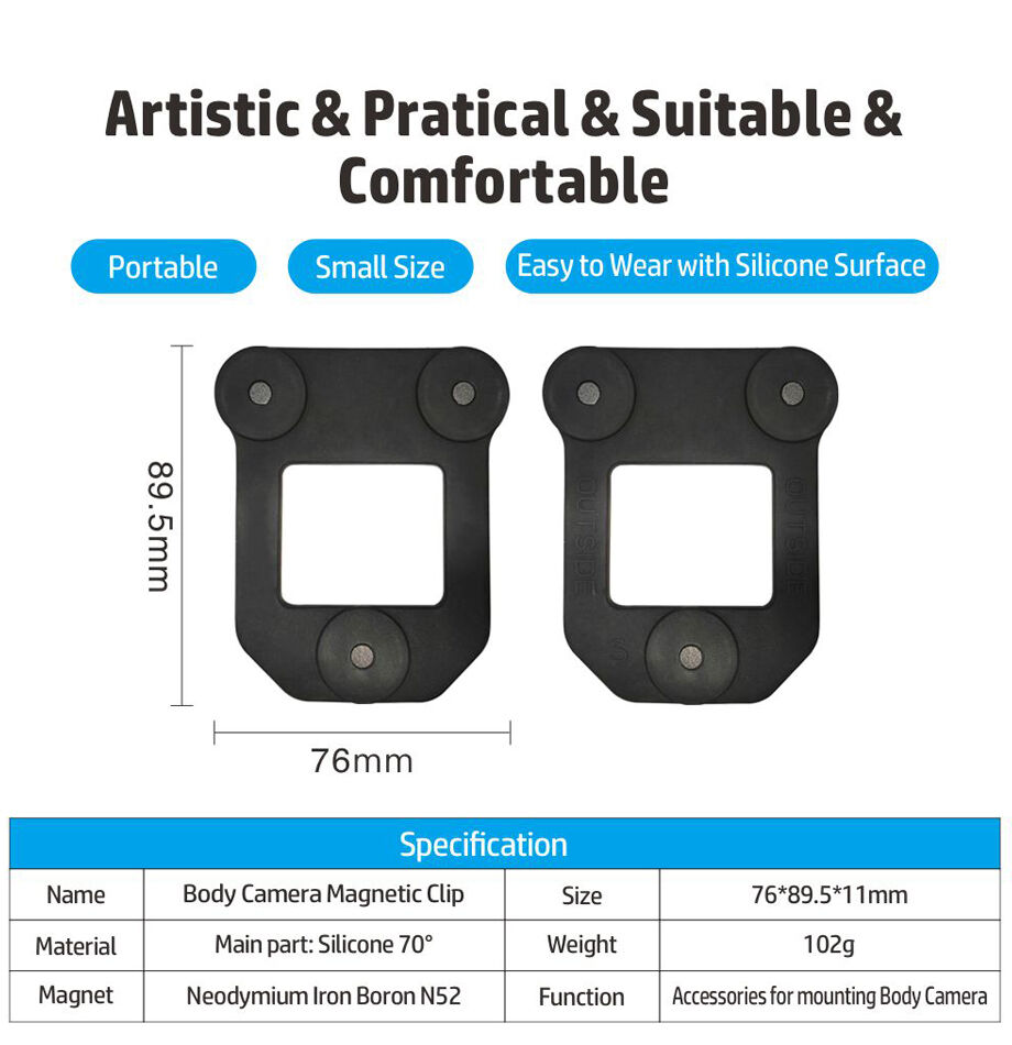 Heavy-duty Magnetic Suction Body Camera Mount With Anti-shake Design ...