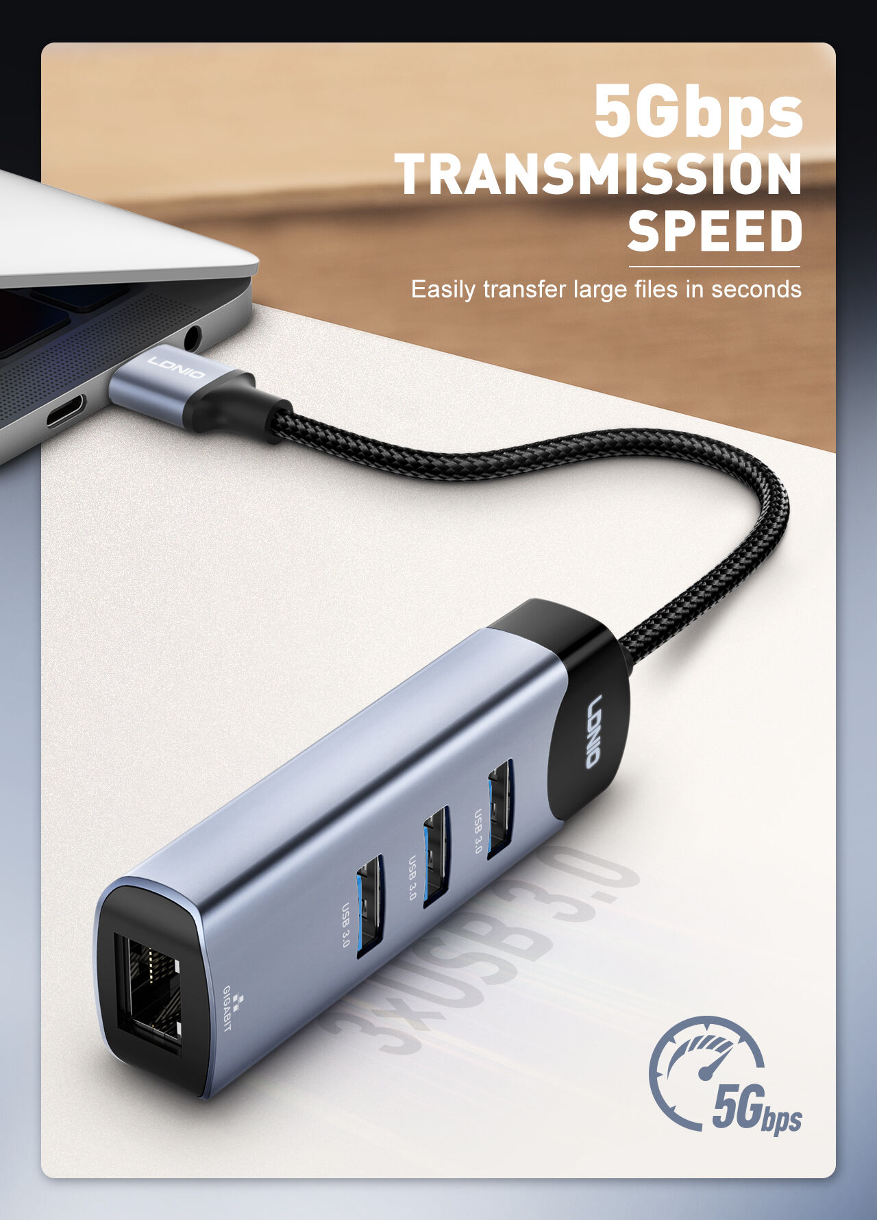 Bulk Buy China Wholesale Usb-a To 3usb-a+rj45*1 Network High Speed Data ...