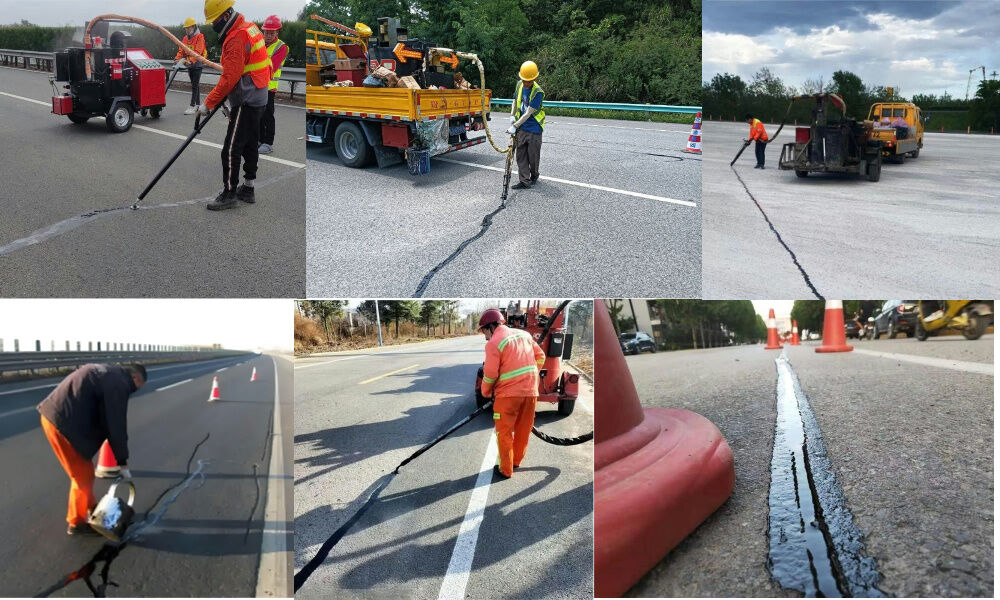 Bitumen Filling Sealant For Asphalt Road Crack Repair - Buy China ...