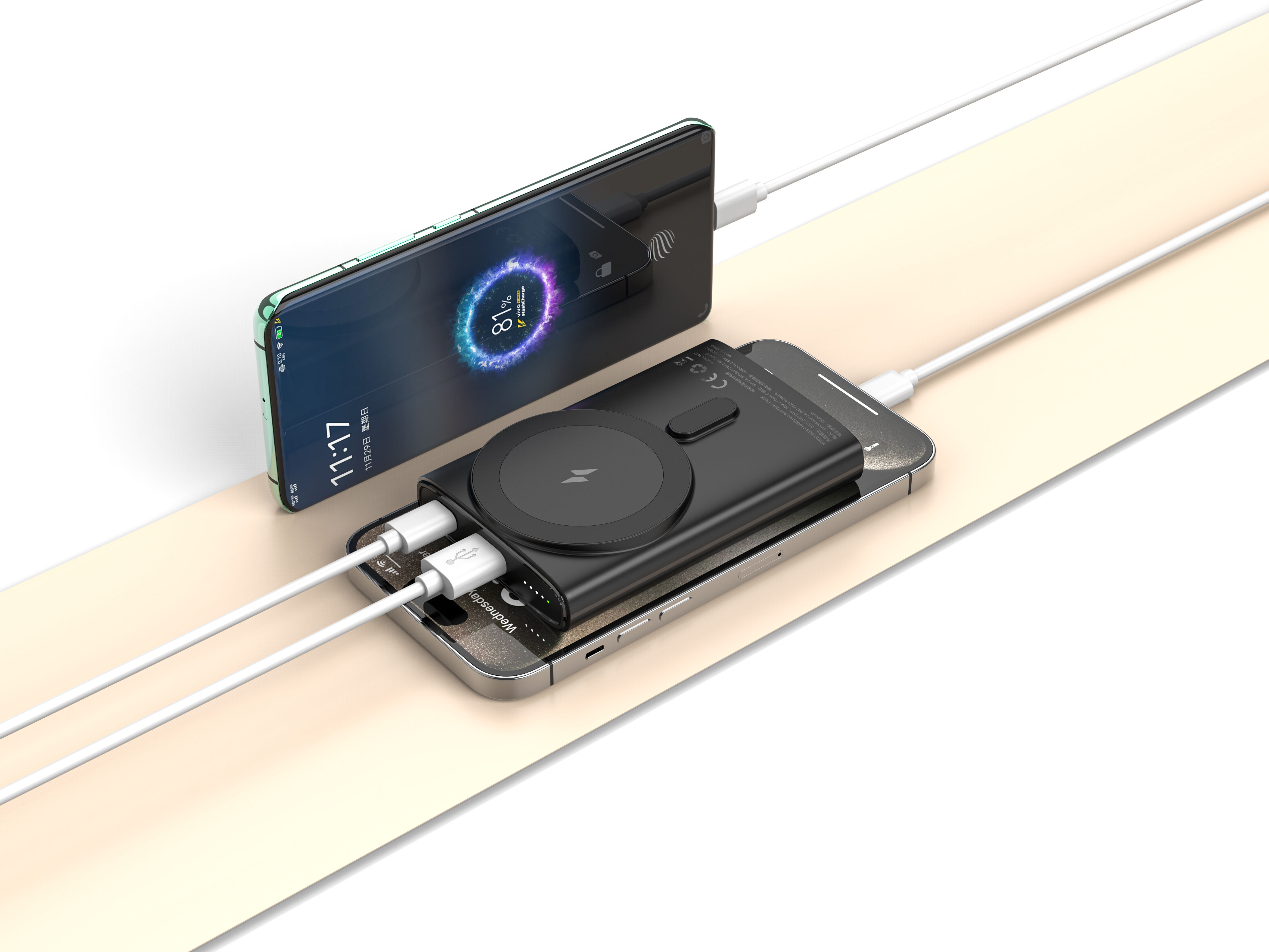 Wholesale Mini Magnetic Wireless Charging Power Bank – Ideal For Travel ...