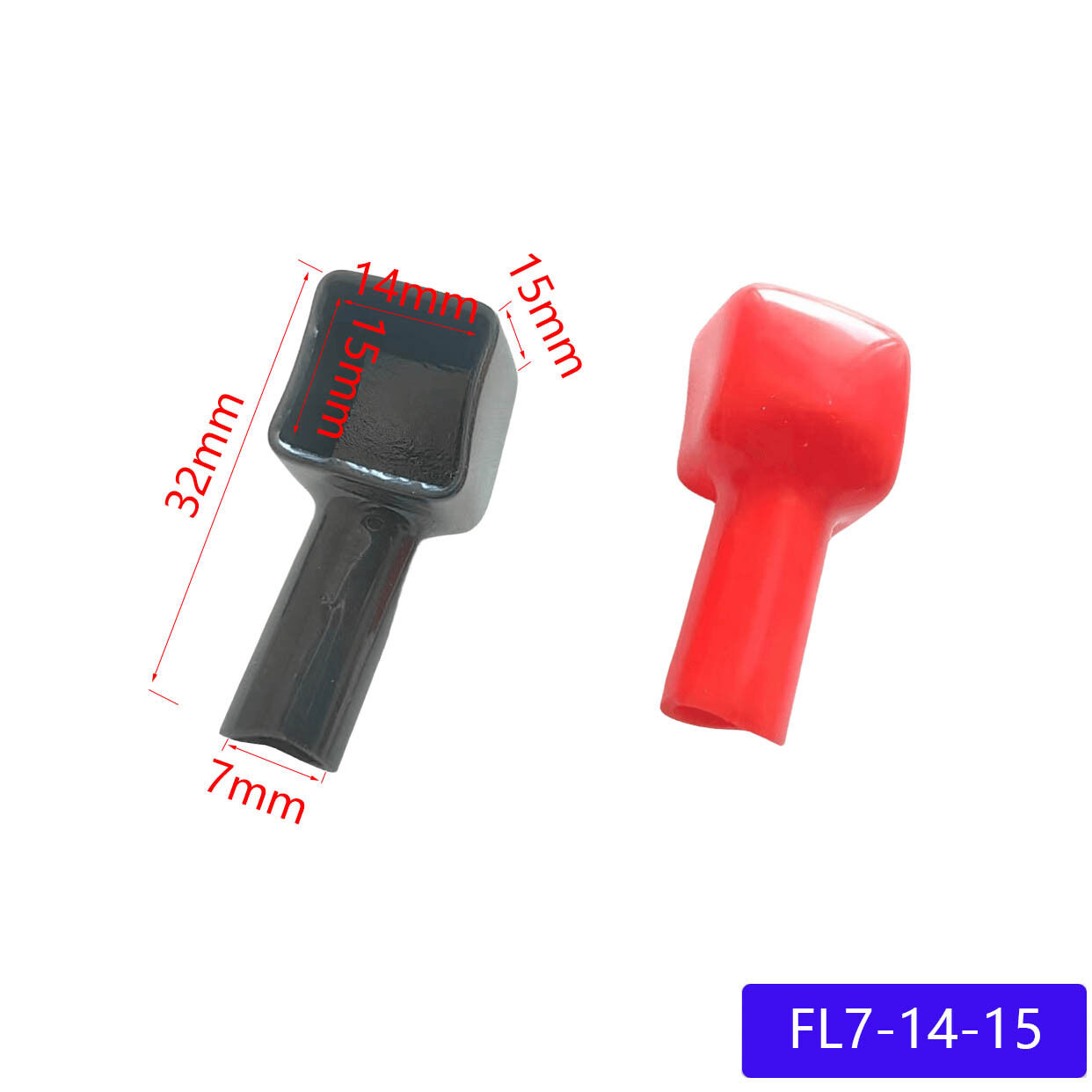 Fl7-14-15 Odm Pvc Dipped Cable Lug Boot Covers Plastic Soft Terminal ...