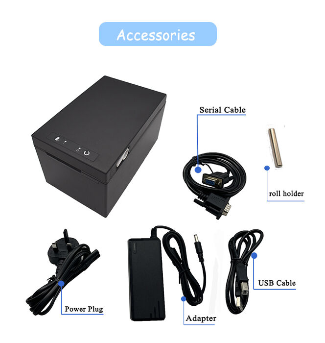 80mm Compact Thermal Label Printer With Rs232 Interface For Durable ...