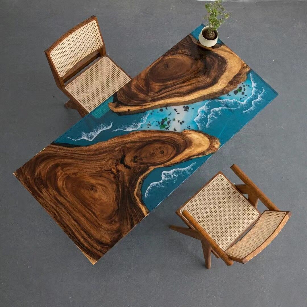 Factory Direct Sale Handmade Creative River Ocean Customizable Solid ...