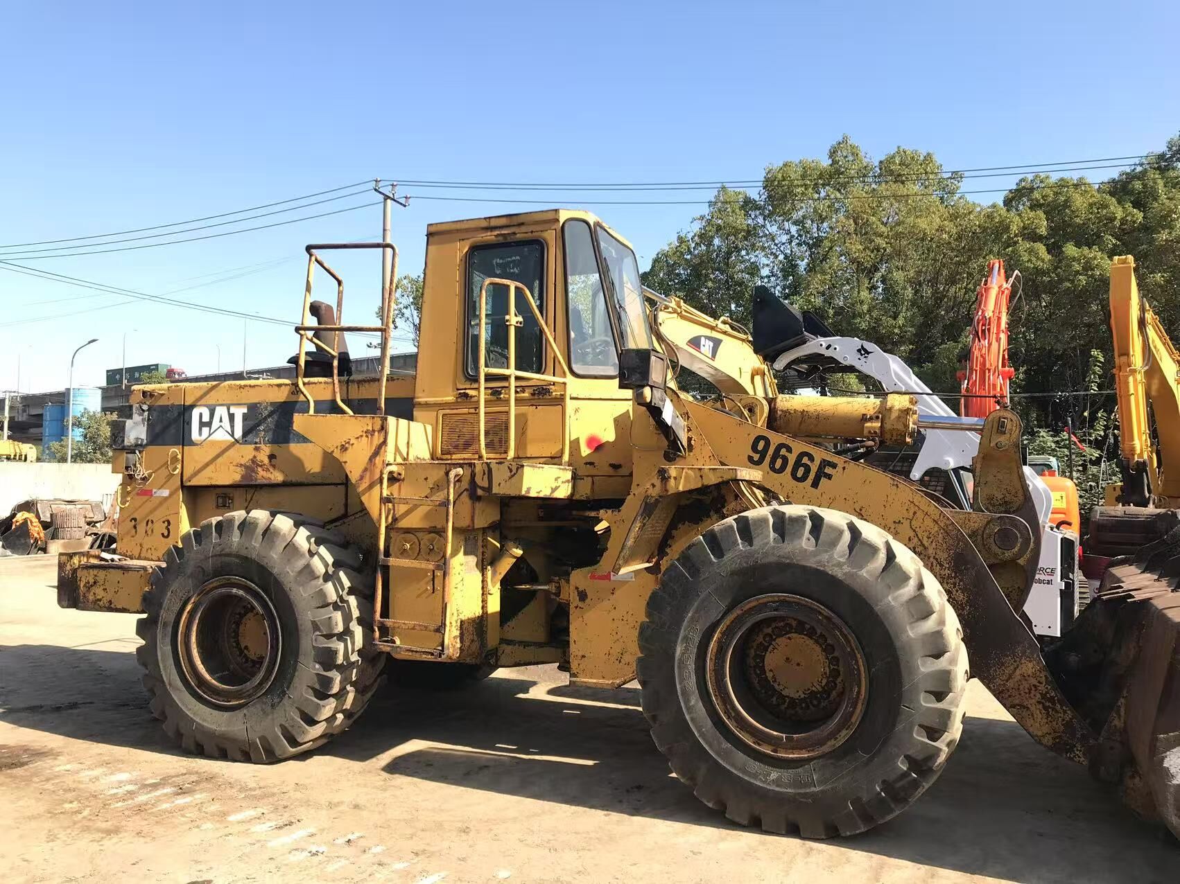 Cat966f Wheel Loader Original Caterpillar Construction Machinery Cheap ...