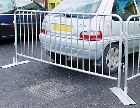 Fixed Leg Foot Economy Metal Crowd Barrier | Steel Barricades [allgood ...