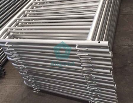 Fixed Leg Foot Economy Metal Crowd Barrier | Steel Barricades [allgood ...
