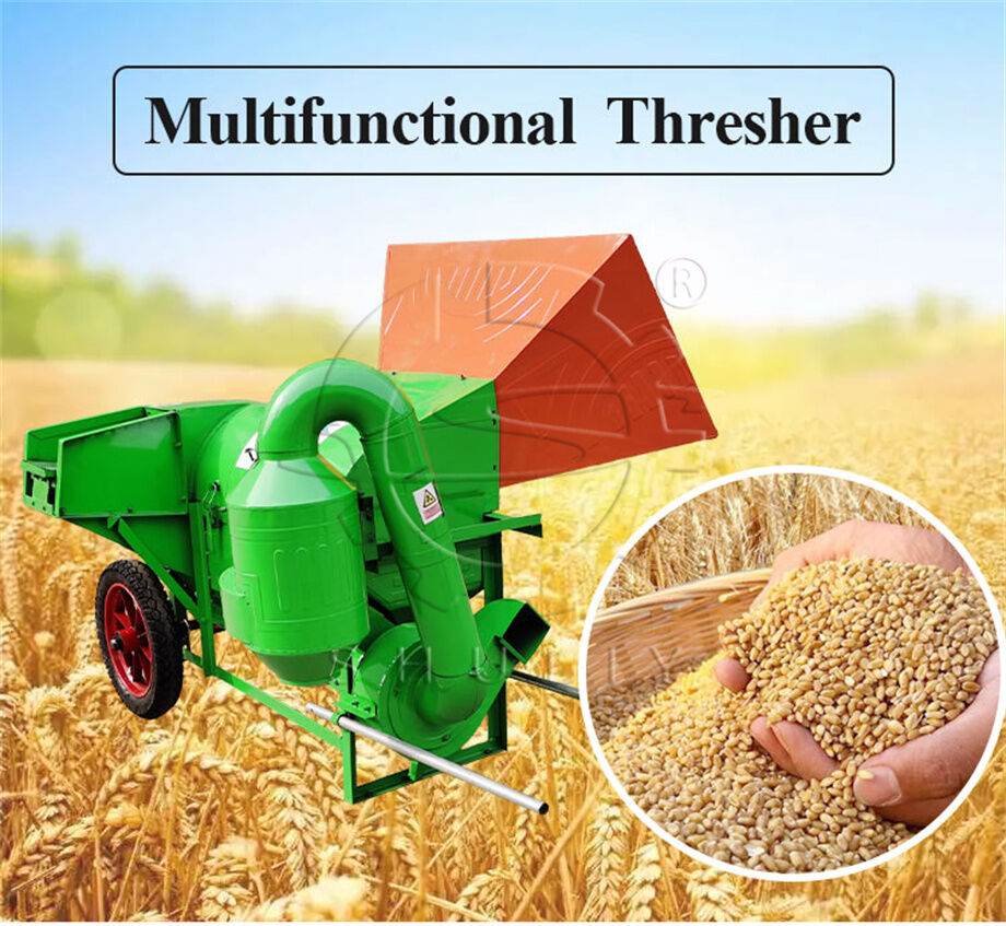 Agricultural Machinery Paddy Thresher Rice And Wheat Machine Sheller ...