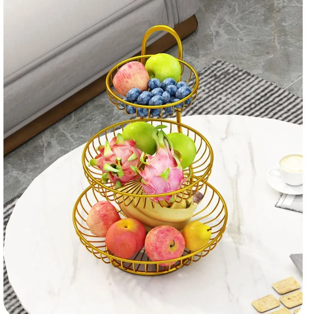 (bo580111168)fruit Vegetable Basket Stand Holder Organizer - Expore ...