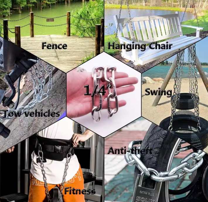 Smooth Welded Zinc Plated 6mm Din763 Long Link Chain $500 - Wholesale ...