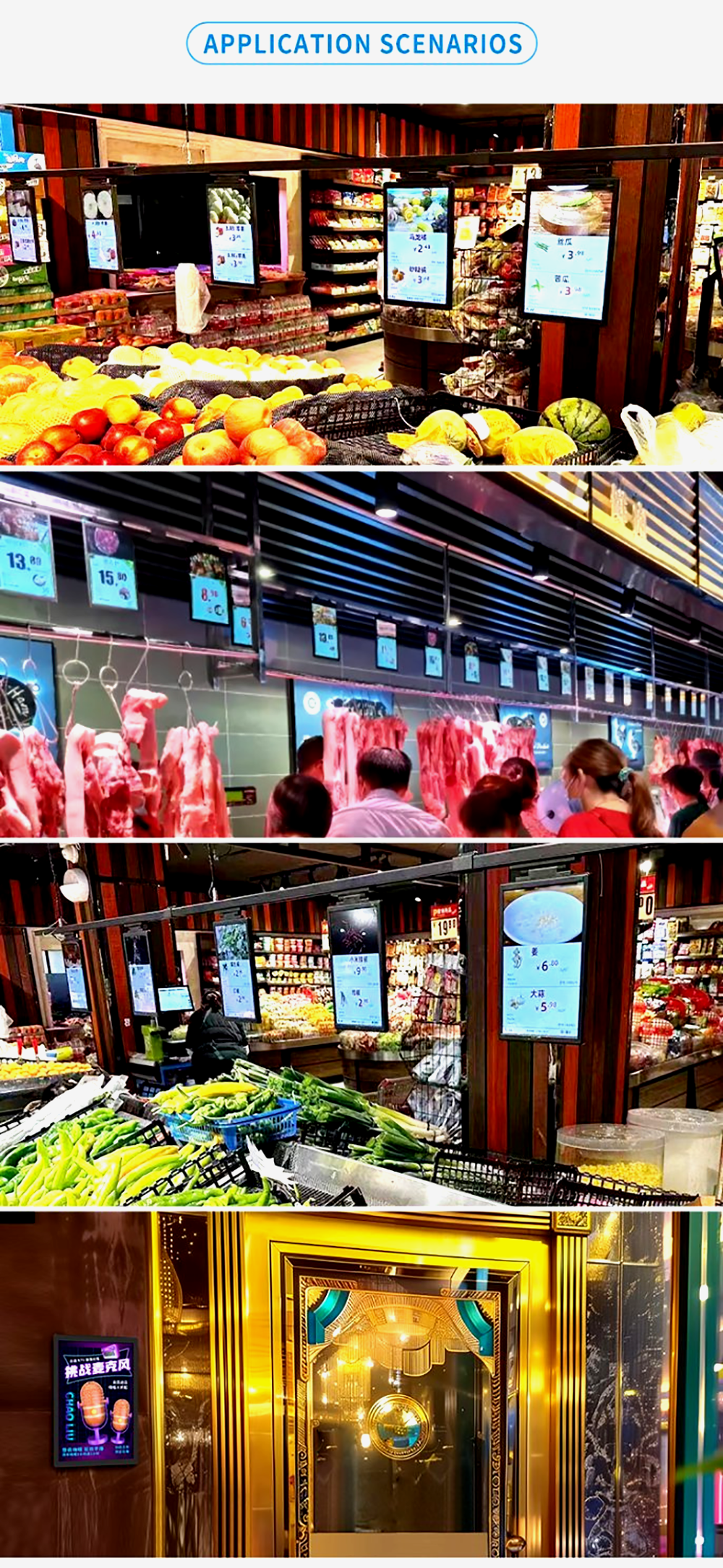 Bulk Buy China Wholesale Indoor Digital Advertising Sign Fhd Lcd Screen ...