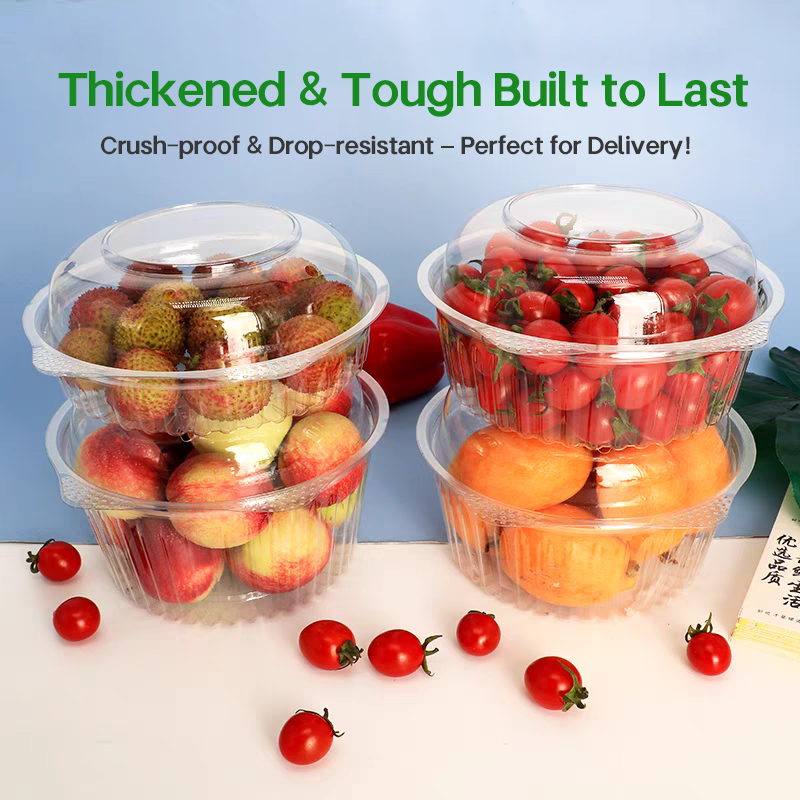 16oz Pet Fruit Box Plastic Pet Cherry Tomatoes Container Disposable ...