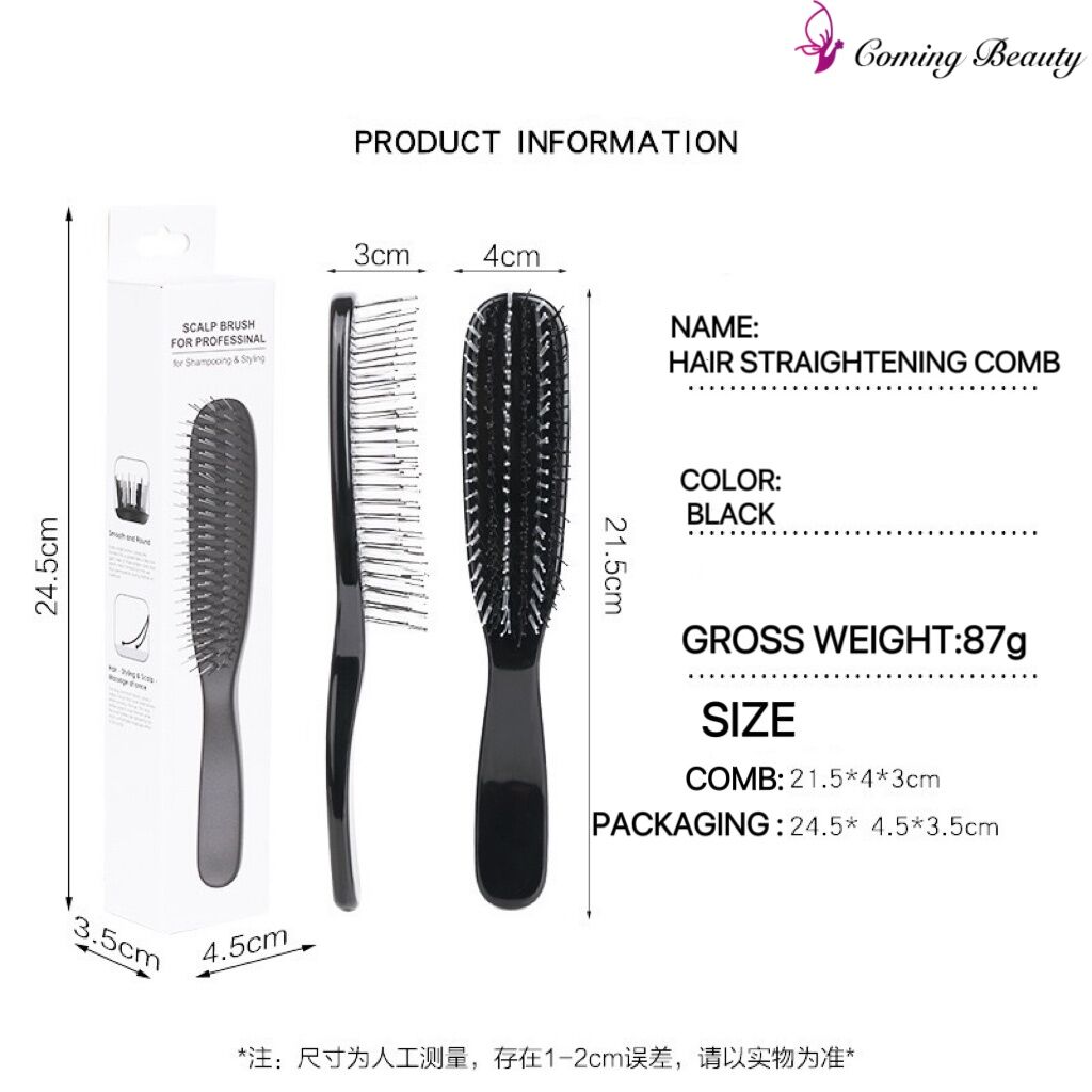 Hot-selling Electroplated Massage Comb Scalp Cleaning Hair Styling Comb ...