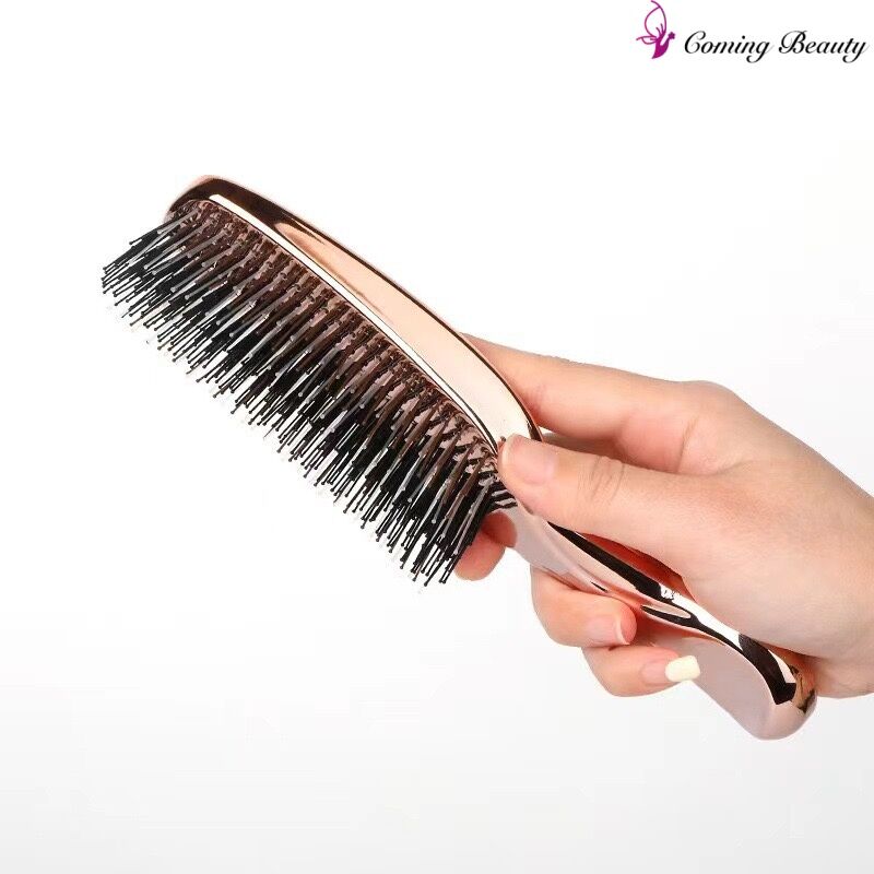 Hot-selling Electroplated Massage Comb Scalp Cleaning Hair Styling Comb ...