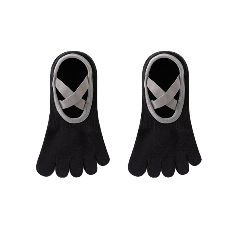 Women's Seamless Five-toe Yoga Socks With Enhanced Grip Anti-odor ...