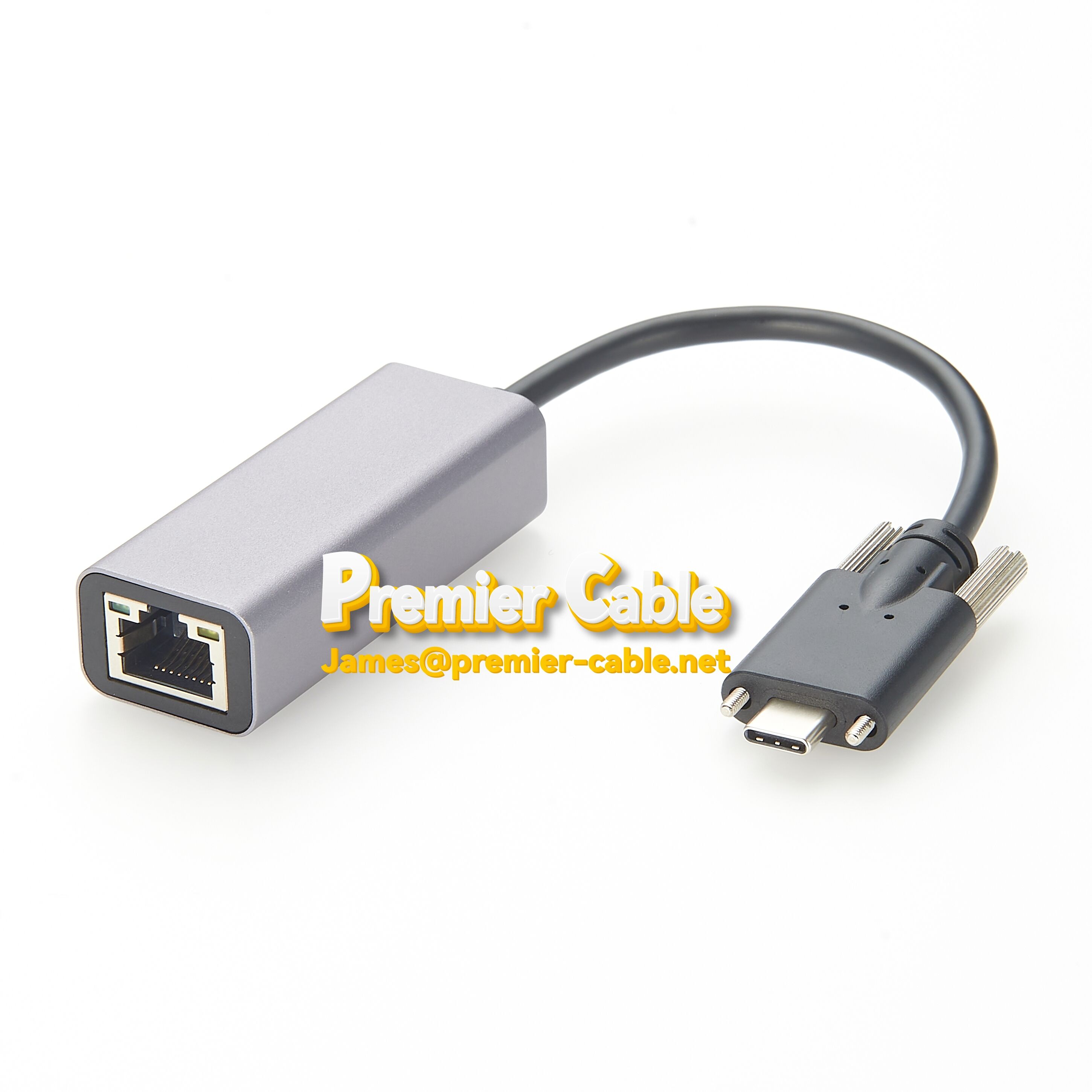 Buy China Wholesale Screw Locking Usb-c To Rj45 Ethernet Networking ...