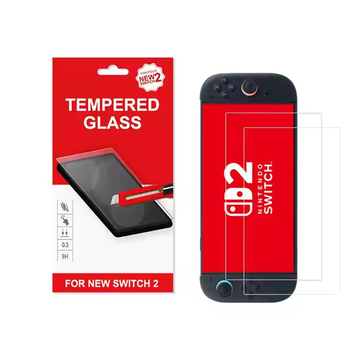 For Nintendo Switch 2 Screen Protector S2 Tempered Glass Hd 9h Glass ...