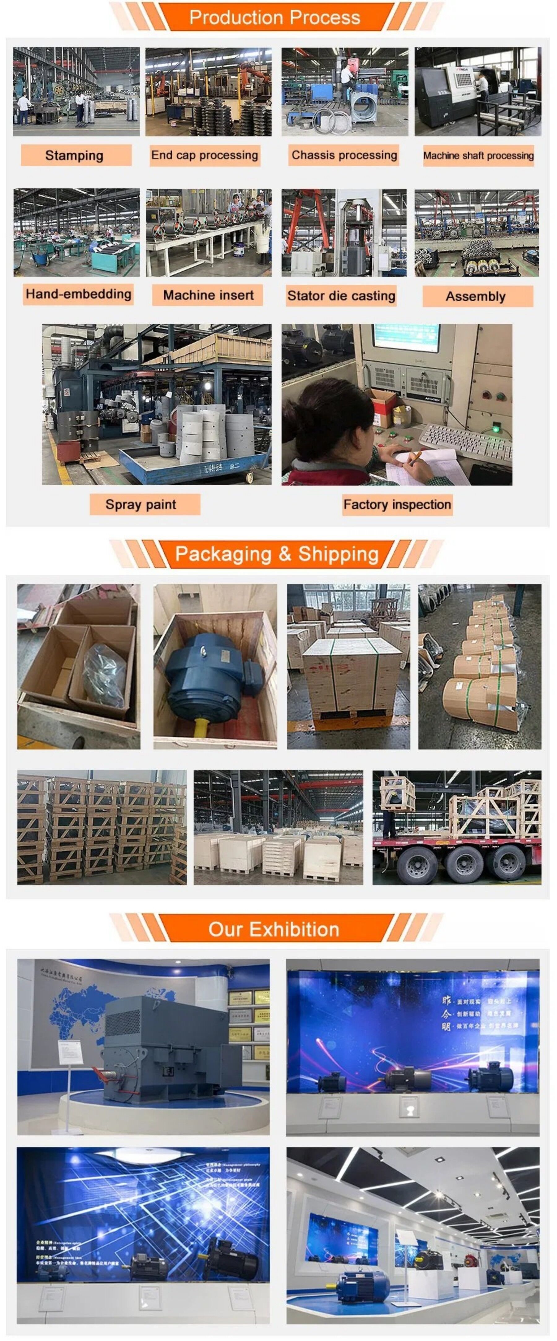 Ybx3-90l-6 0.75kw~315kw Ybx3 Explosion-proof Ac Asynchronous Electric ...