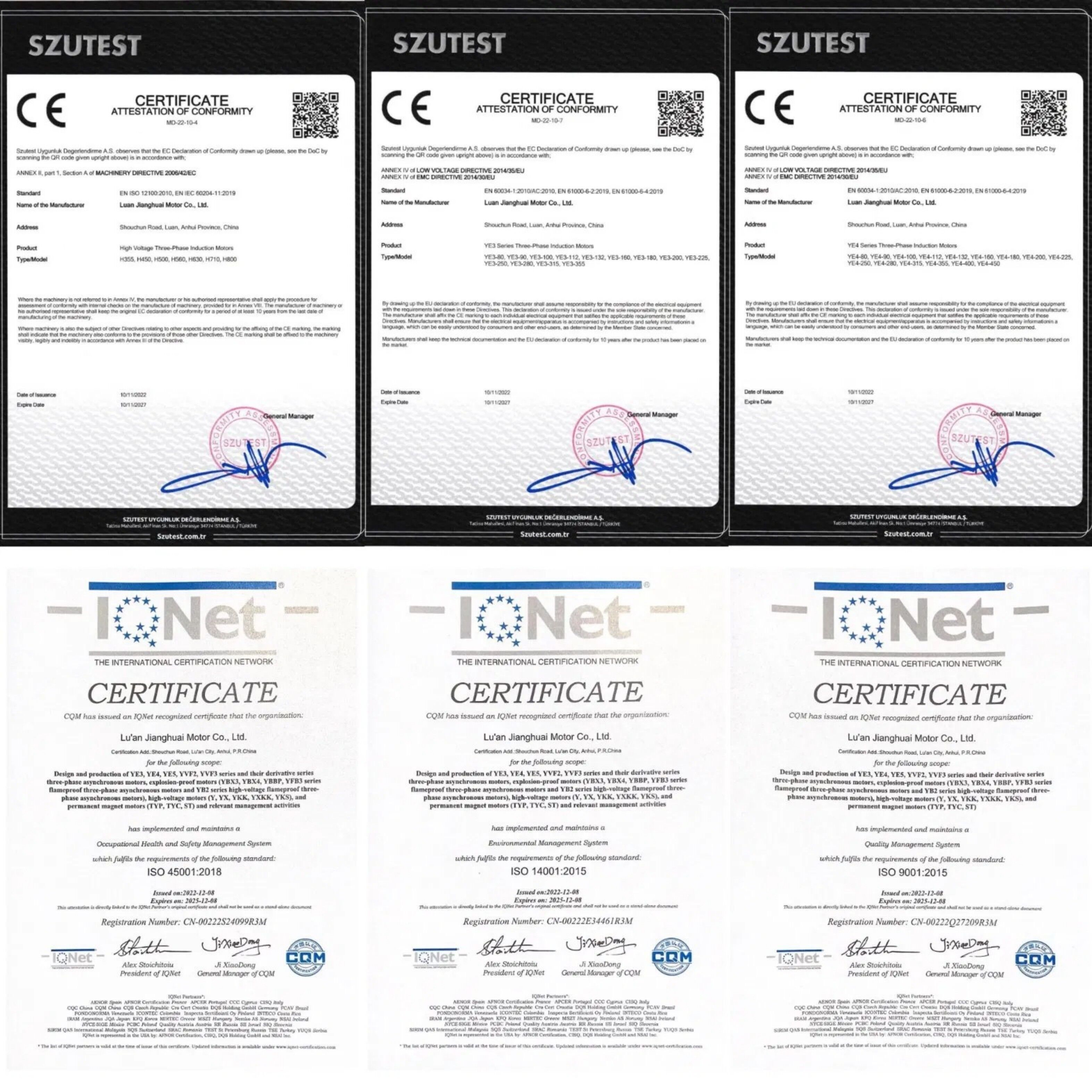 Output Power 0.75kw~315kw Ybx3-801-2 Explosion Proof Electric Ac Motor ...