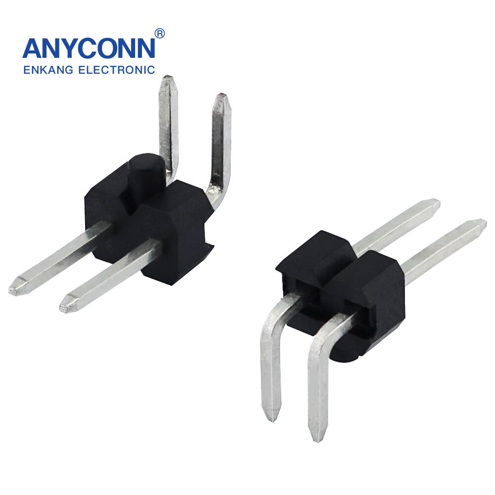 China Factory Single Double Row Male Female Pin Header Male Right Angle ...