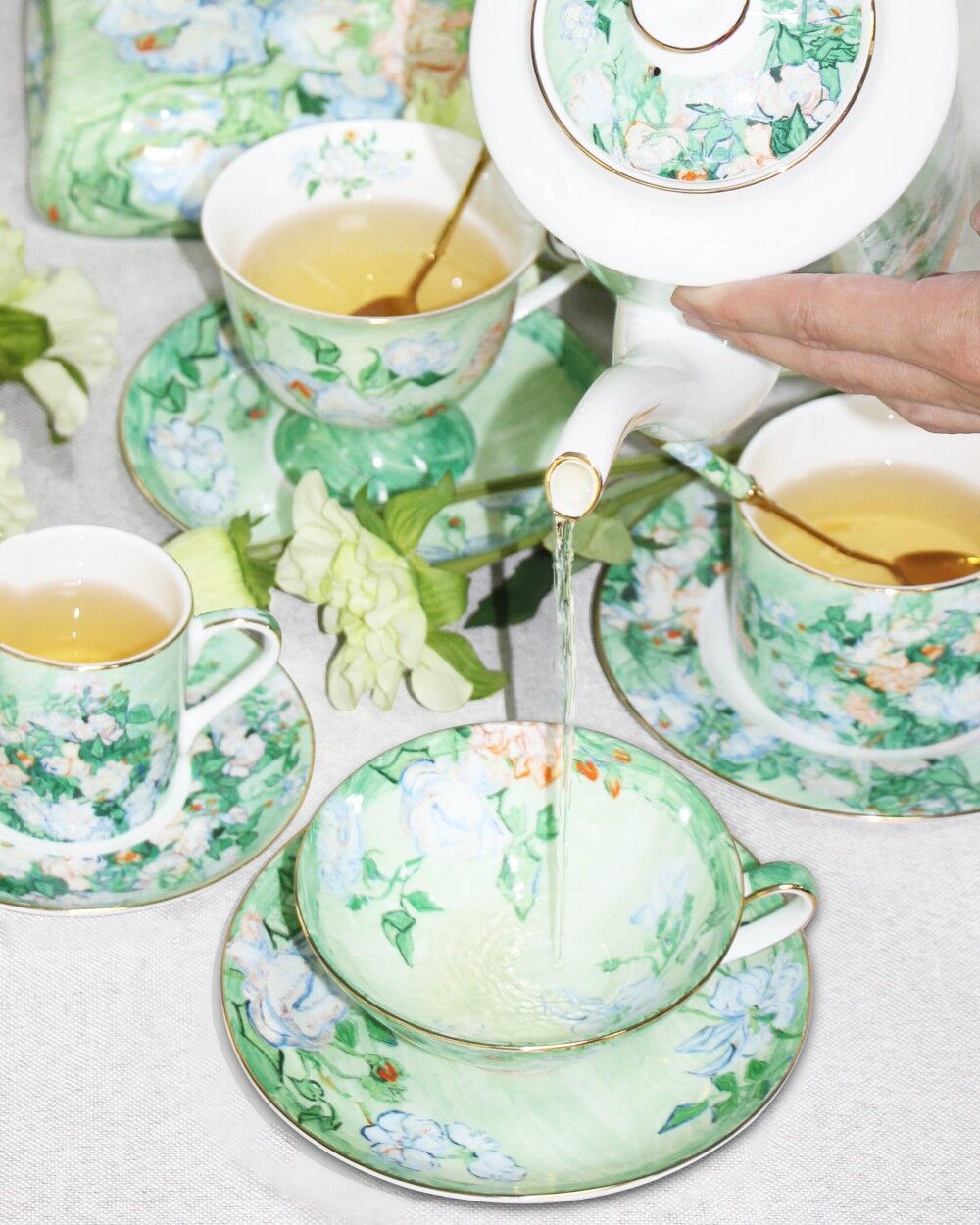 Buy China Wholesale Wholesale Tea Cup Set Coffee Mug Fine Bone China ...