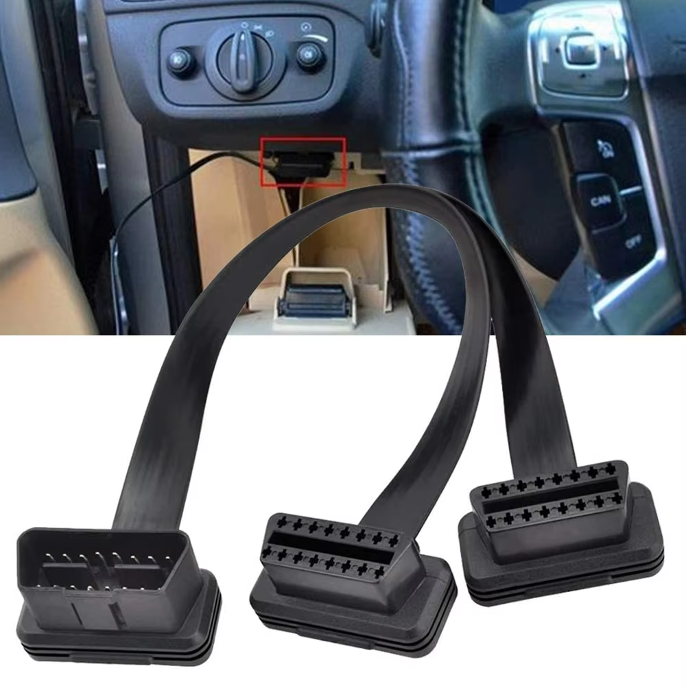 Automotive Diagnostic Cables,16 Pin Male 1 To 2 Female Y Splitter Obd2 ...