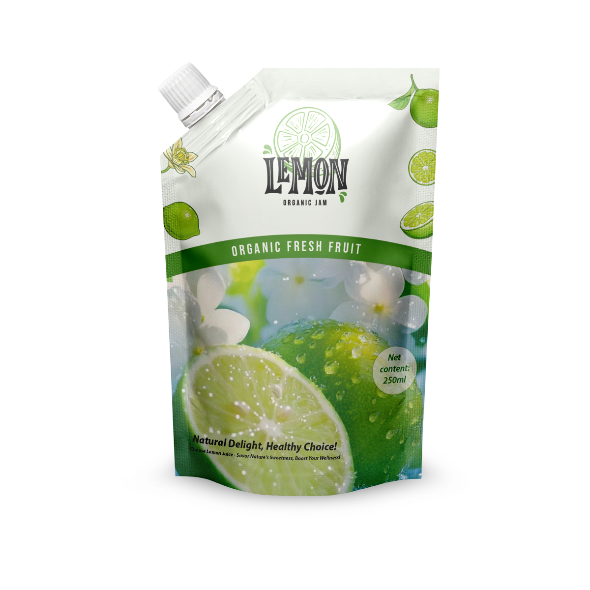 Stand-up Spout Pouch For Juice/jelly/jam – Durable Composite Food ...