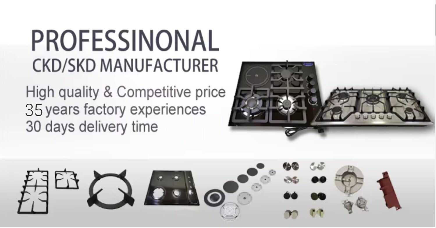 Electronic Ignition Gas Stove Cooktop Battery Or Plug Gas Hob - Expore ...