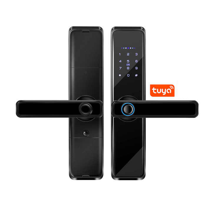 Doorbell Tuya Fingerprint Electric Door Lock With Remote Control With ...