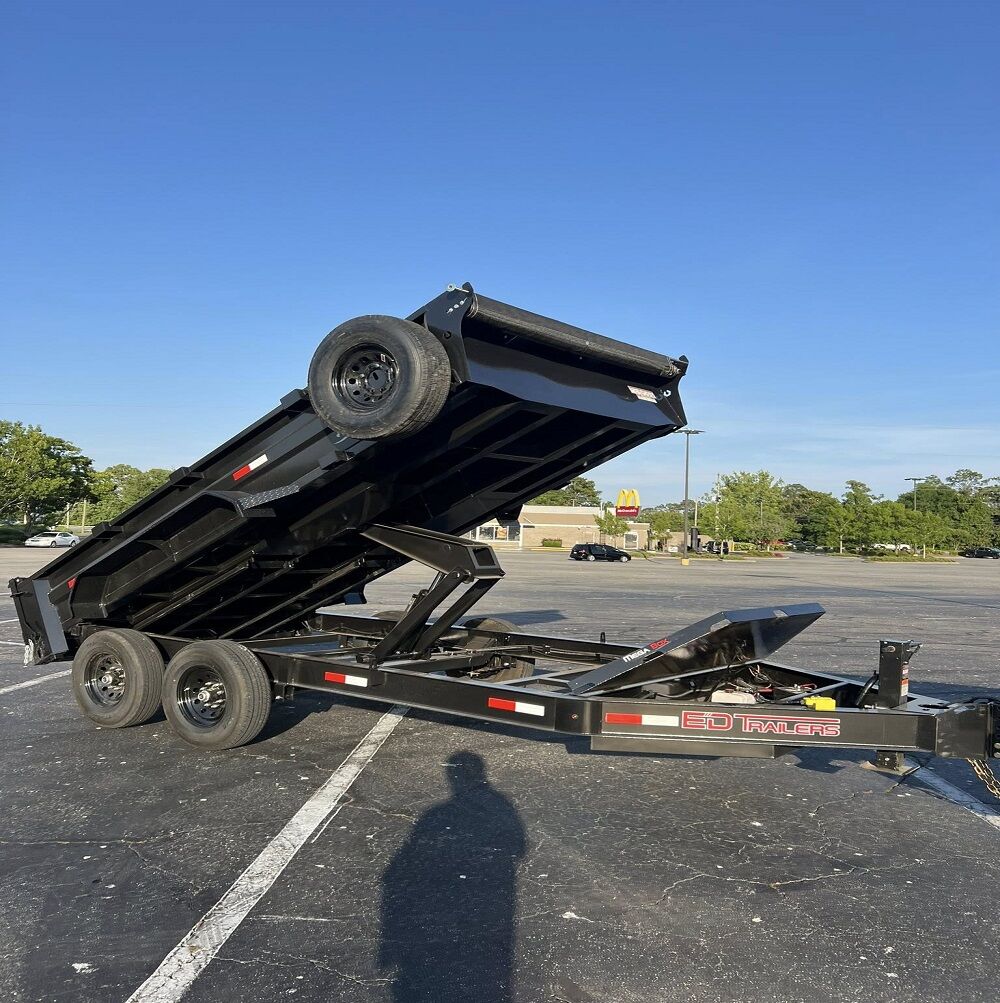 Top Quality 4 Wheel 3-10 Ton Agriculture Farm Trailer/ Tipping Dump ...