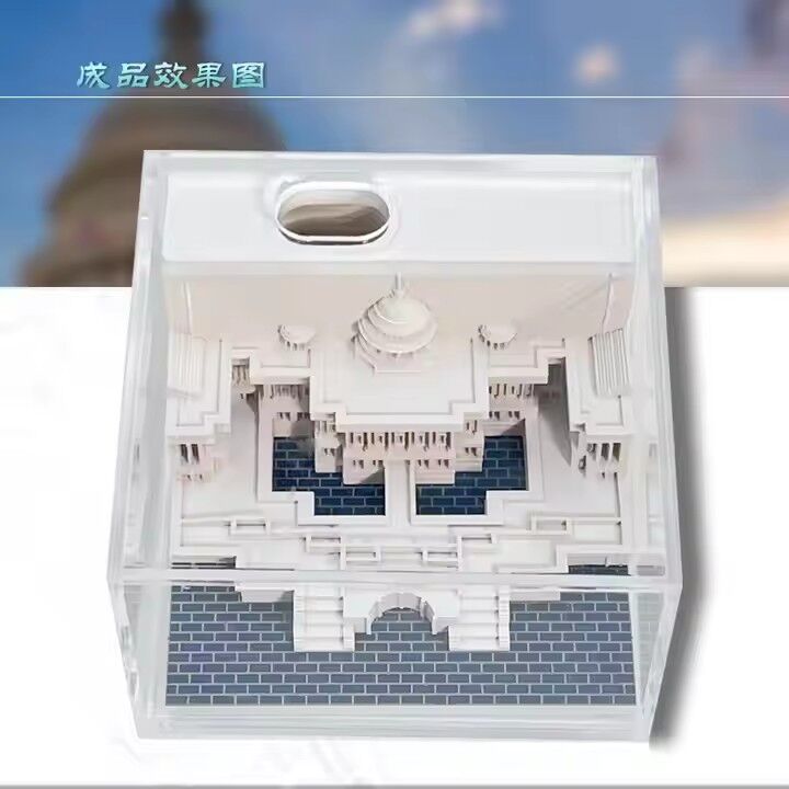 Exquisite 3d Paper Craft With Creative Design - White House Paper ...