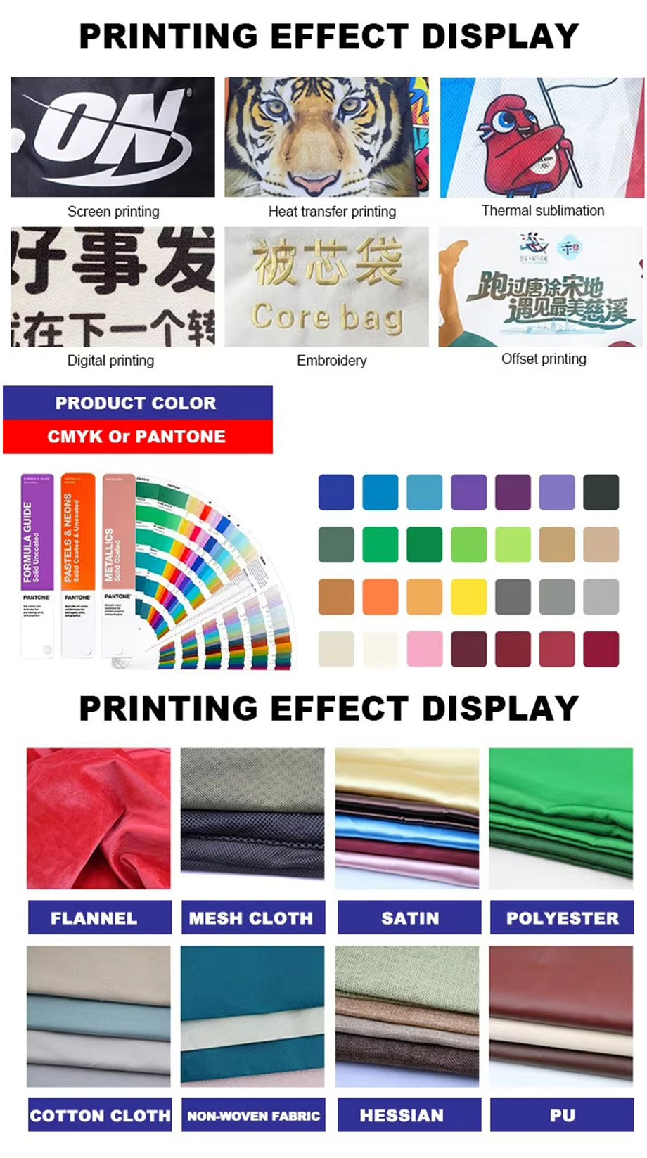 High Quality Sports Gym Drawstring Backpack Waterproof Custom Clothes ...