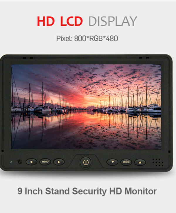 Factory Customized 9" Inch Oem Tft Lcd 9-45v Stand Alone Monitor For ...