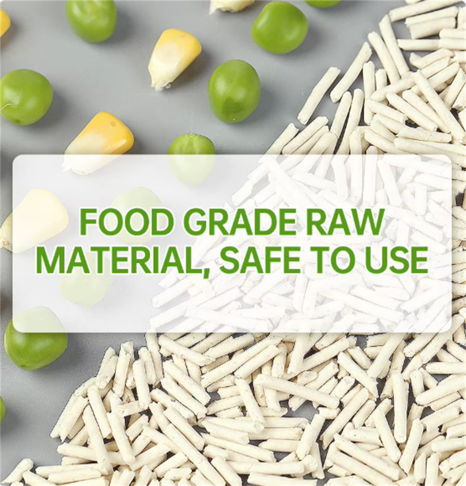 Natural Private Label Dust Free Cat Soy Sand 6lmultiple Colors Soluble ...