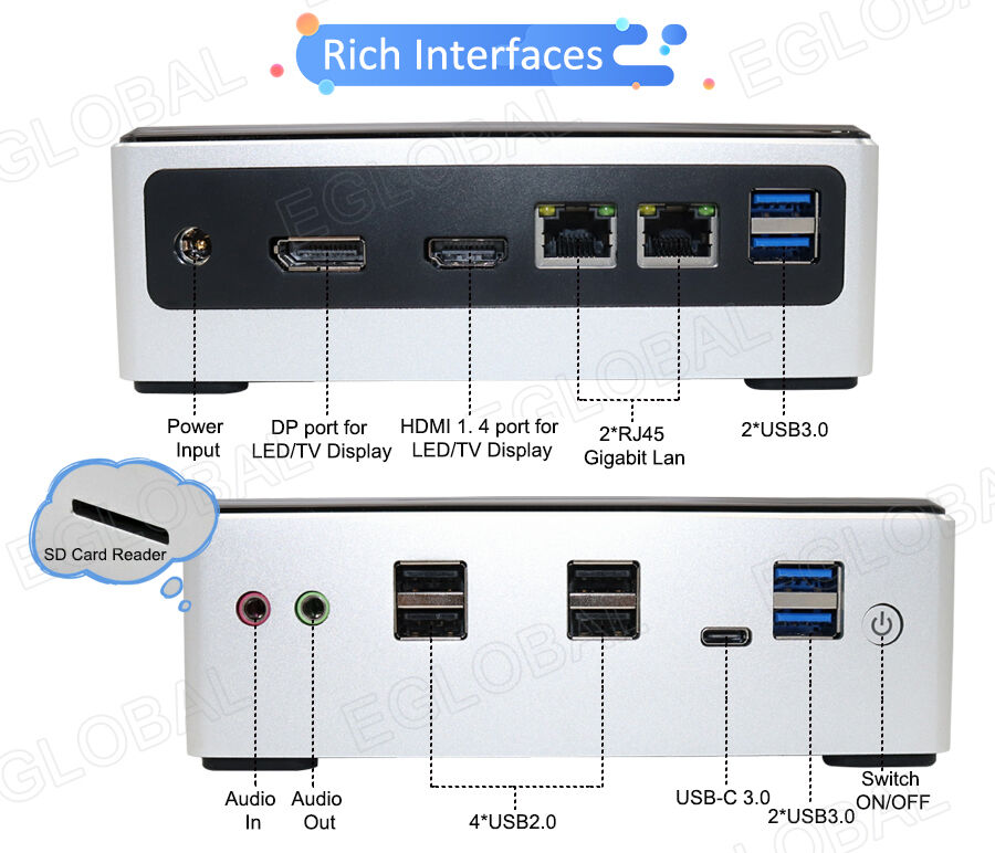 Mini Pc Portable Core I7 10710u Mini Computer High-performance Mini ...