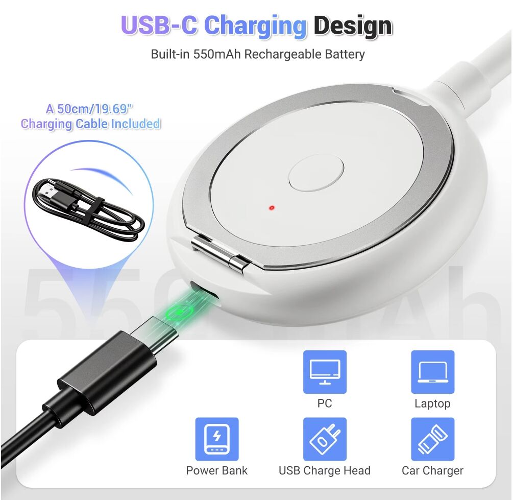 Magnetic Cell Phone Fan,3 Speeds Mini Personal Fan With Flexible Angle ...