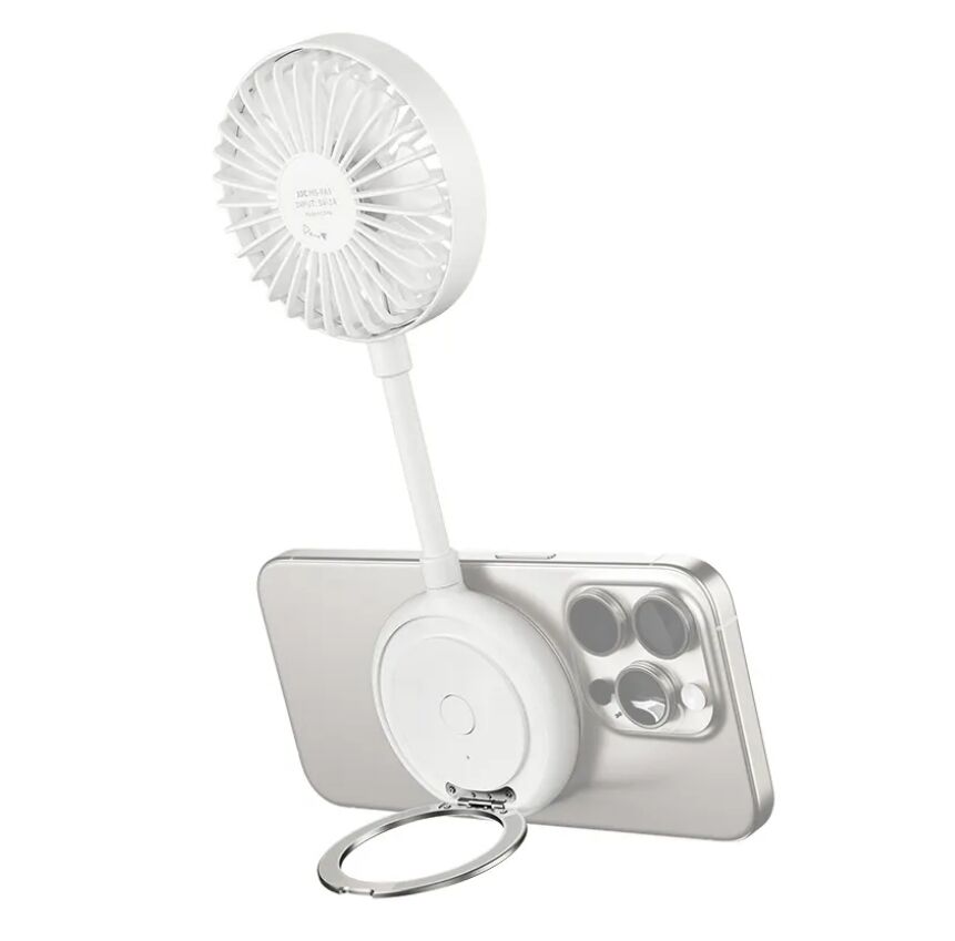 Magnetic Cell Phone Fan,3 Speeds Mini Personal Fan With Flexible Angle ...