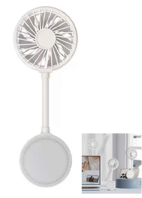 Magnetic Cell Phone Fan,3 Speeds Mini Personal Fan With Flexible Angle ...