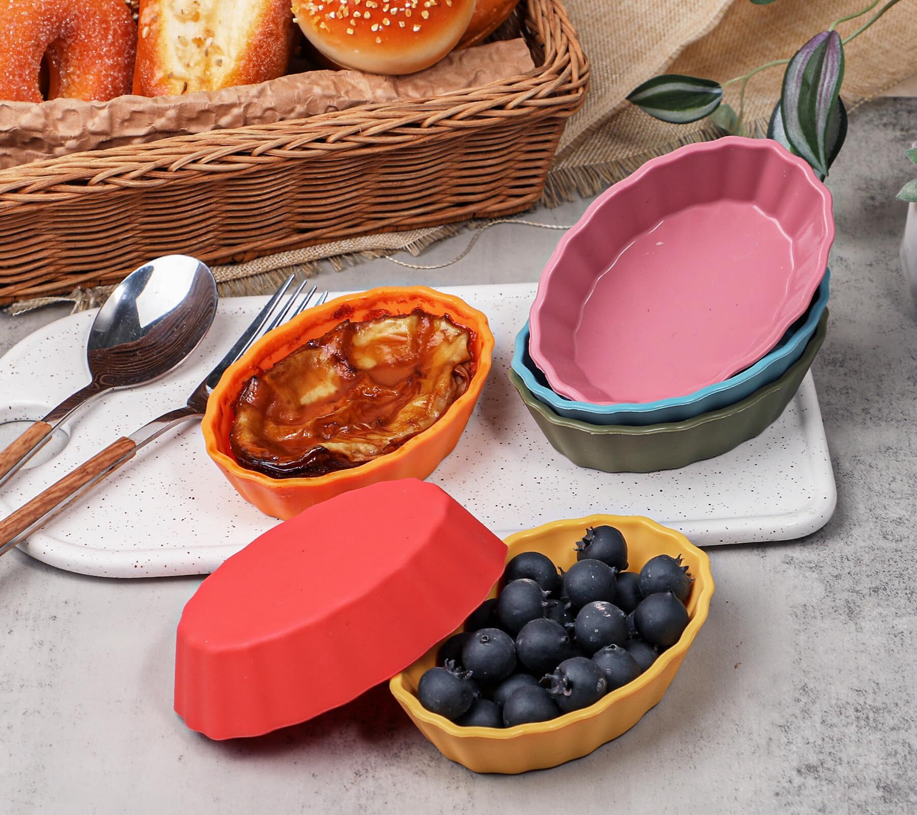 Bulk Buy China Wholesale Wholesale Nonstick Silicone Baking Oval Dish 4 ...