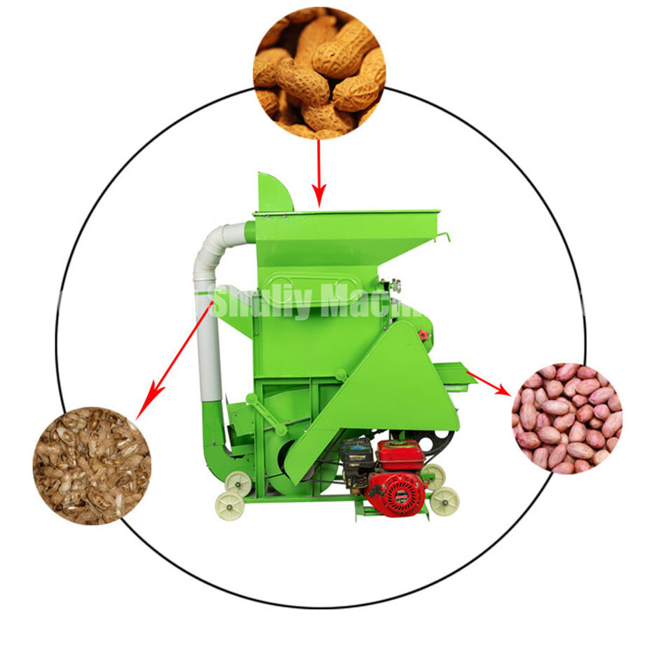Diesel Small Groundnut Shell Removing Shelling Machinery Peanut Sheller Machine For Sale - Buy ...