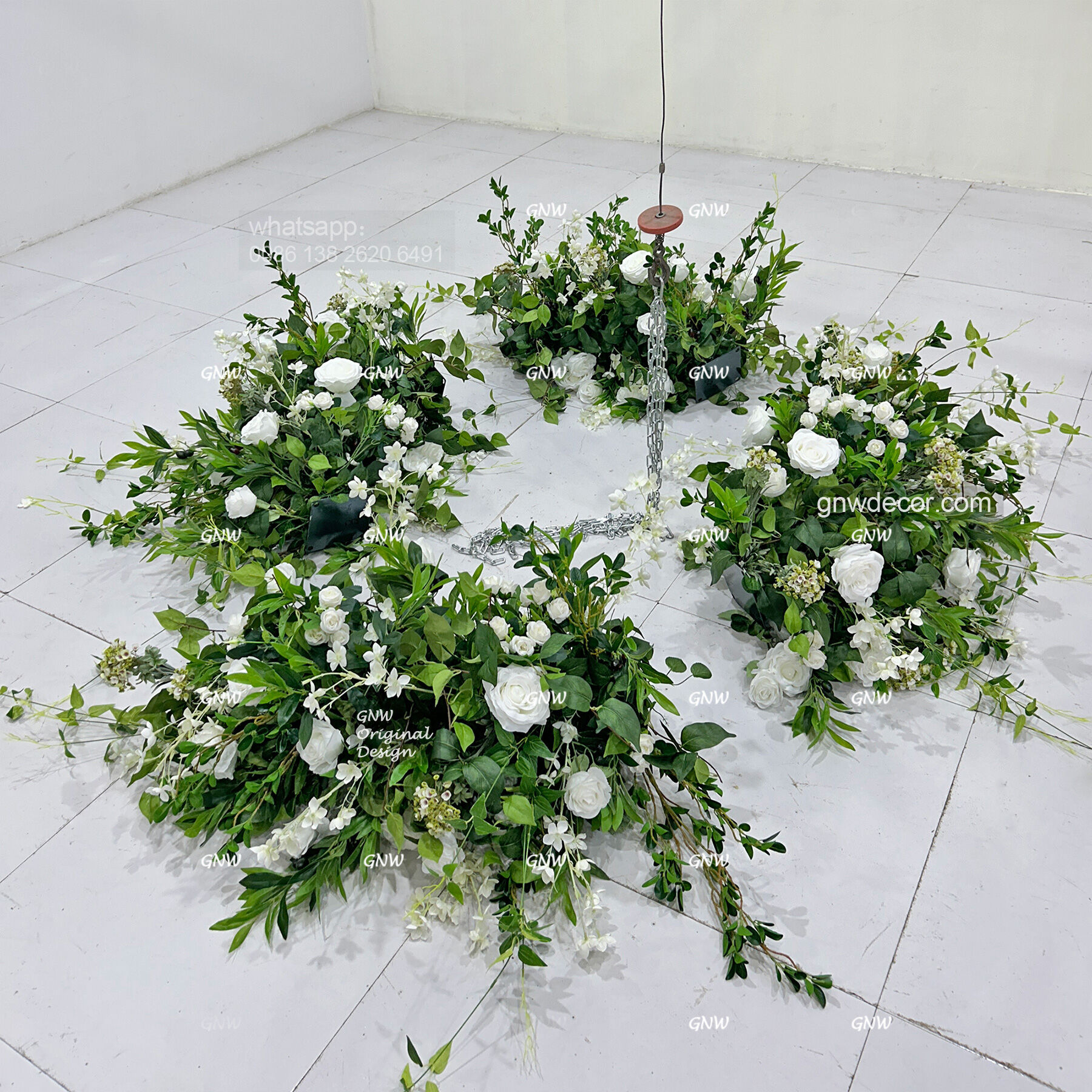 Buy China Wholesale Gnw Customized Design Greenery Floral Ceiling ...
