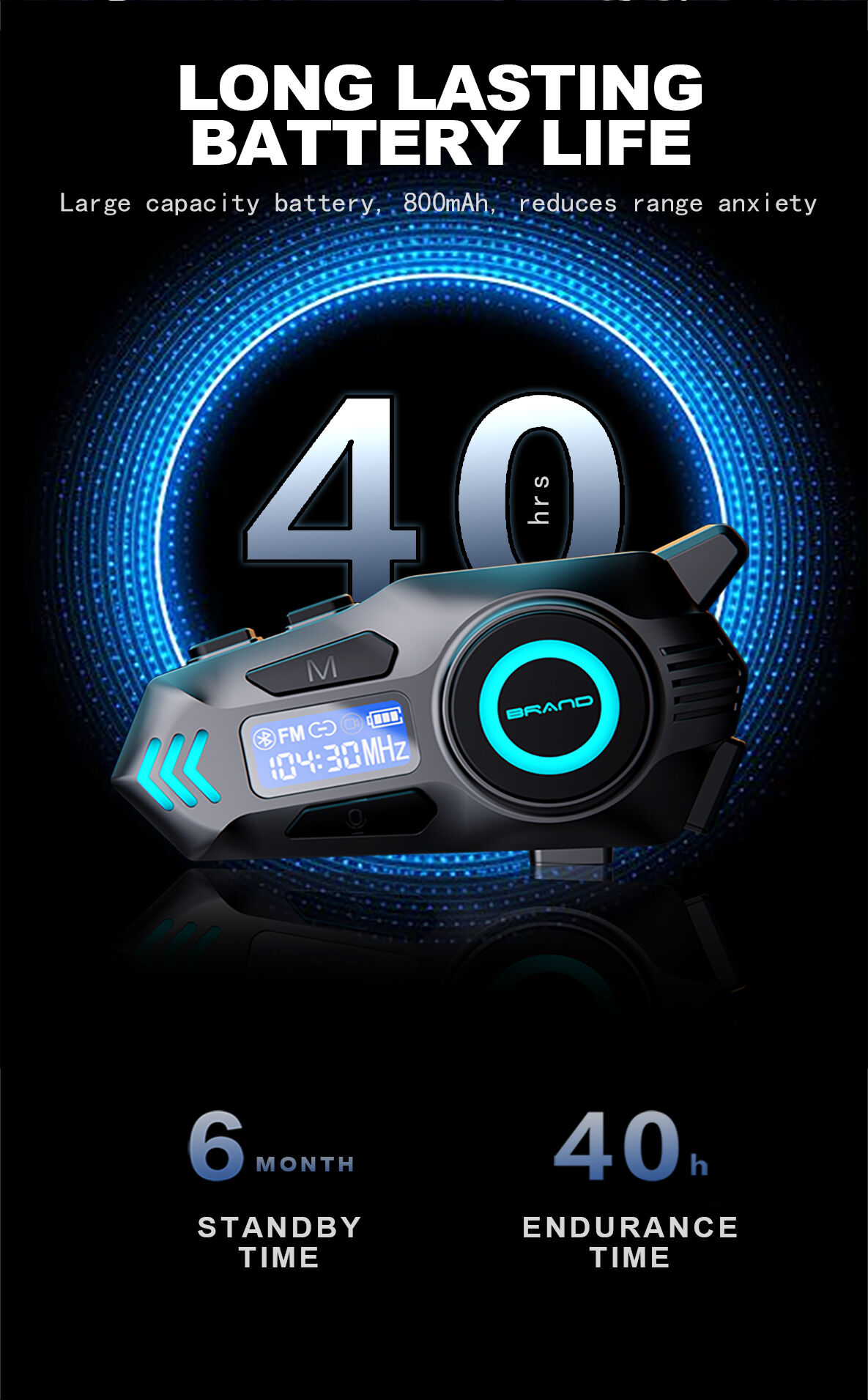 Bulk Buy China Wholesale Factory Direct Ip68 K09 Helmet Earphones 40h Talk Time Cvc Noise ...