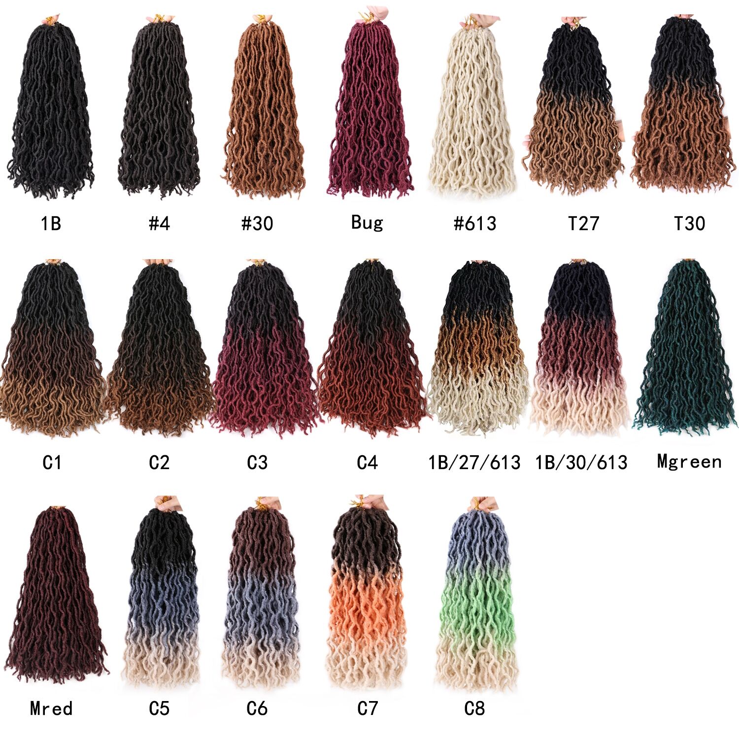 Bulk Buy China Wholesale Ready To Ship Gypsy Locs Goddess Faux Loc ...