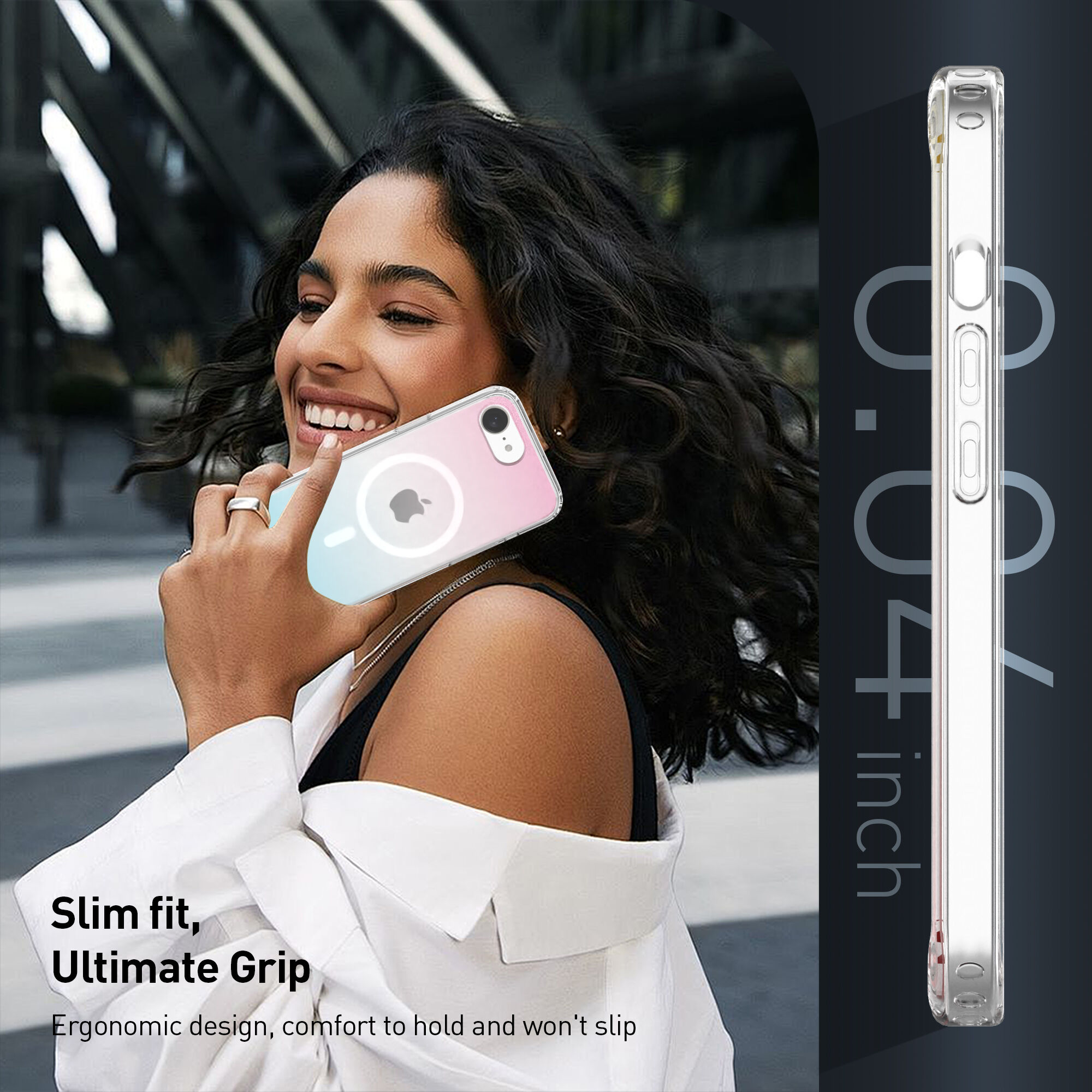 Frosted Magnetic Case Matte Translucent Anti-yellowing Phone Case ...